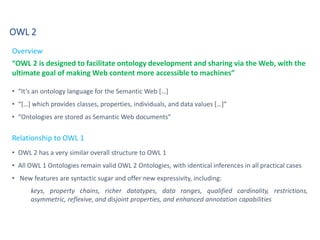 OWL 2 Overview | PPT