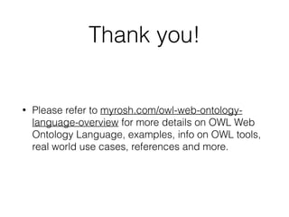 OWL Web Ontology Language Overview | PDF