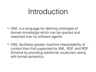 OWL Web Ontology Language Overview | PDF