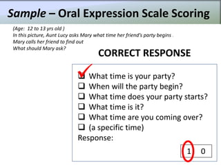 OWLS LANGUAGE SCALES | PPTX