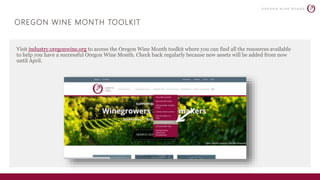 Oregon Wine Month 2021 Trade Program Overview | PPT