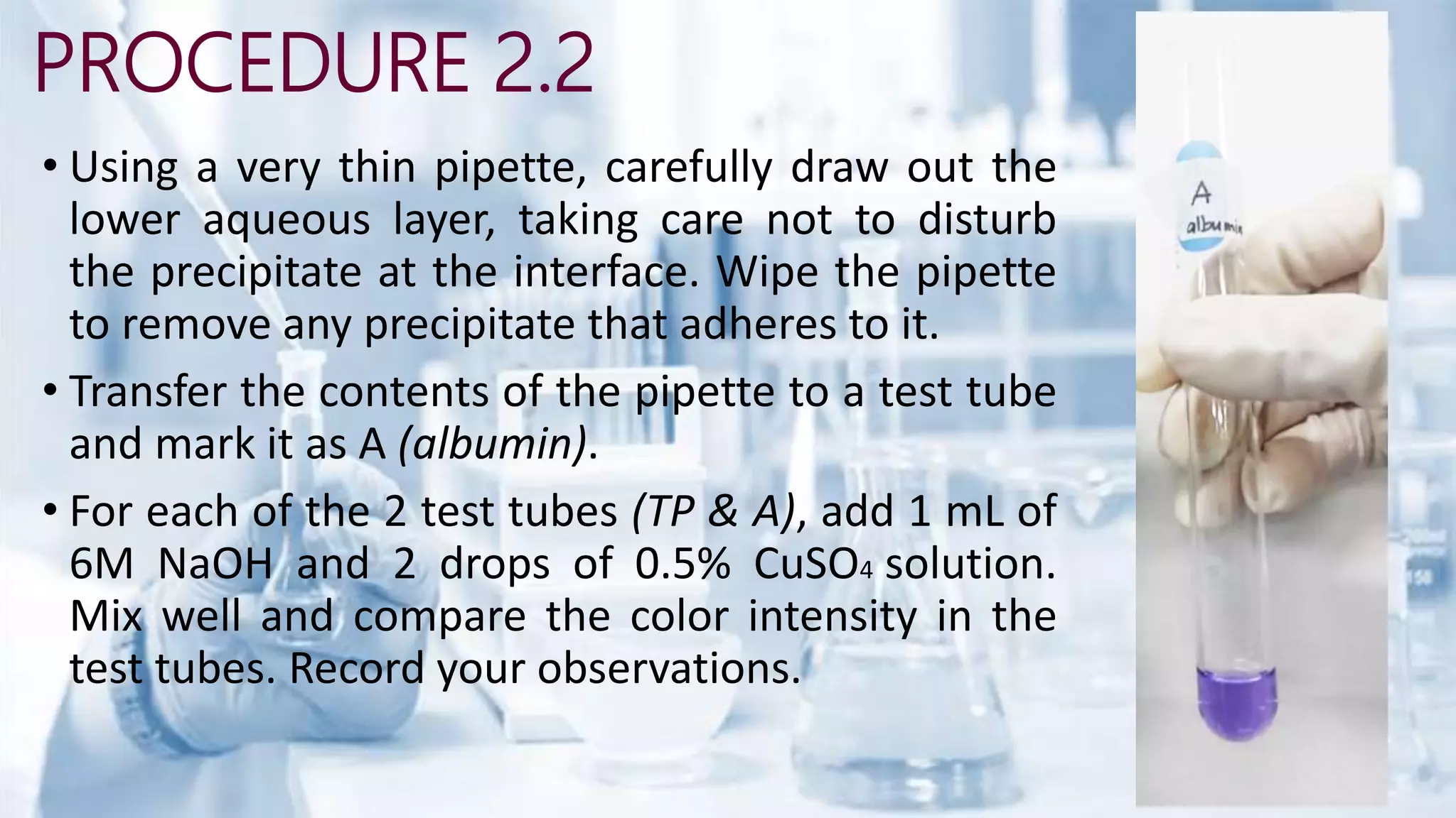 Biuret Test | PPTX