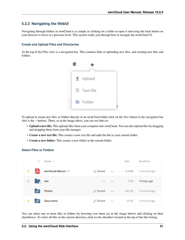 Own cloud manual | PDF