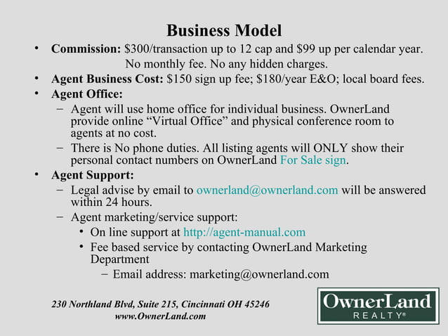 OwnerLand Realty System | PPT