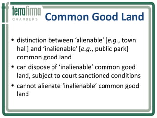 Ownerless land and common good land robert sutherland | PPT
