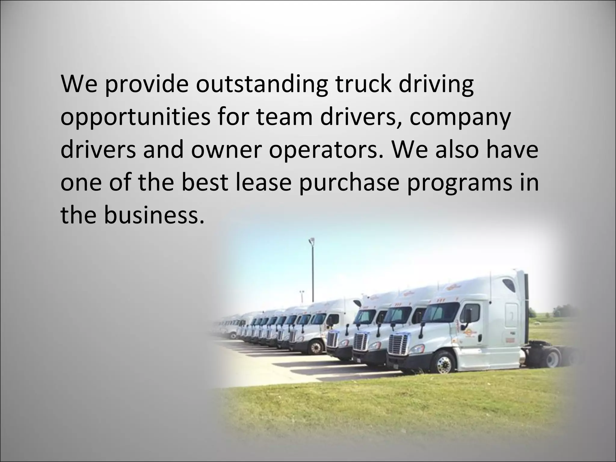 Owner Operators | PPT