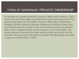 Ownership | PPT | Large Business | Business