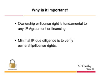 BioEntrepreneurship: Ownership and Inventorship Issues | PPT