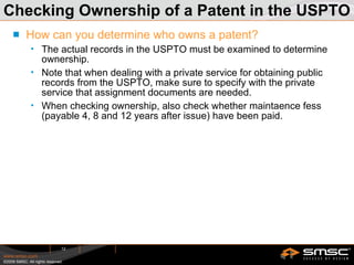 Patent Ownership And Assignment | PPT | Law