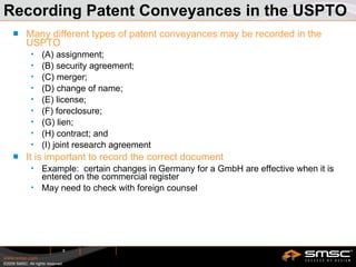 Patent Ownership And Assignment | PPT | Law