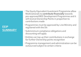 BEE Ownership Options | PDF