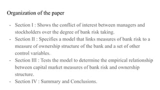 Ownership Structure, Deregulation, and Bank Risk Taking 3.pdf