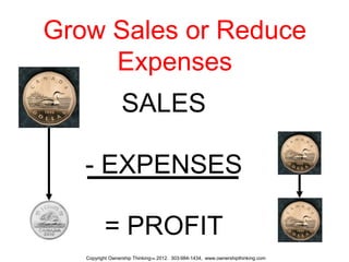 Ownership Thinking For Your Business | PPT