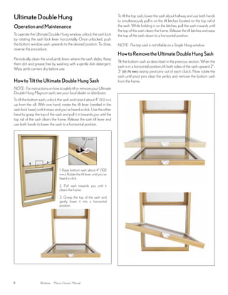 Marvin Windows and Doors Owners Manual | PDF | Woodworking | Arts and ...
