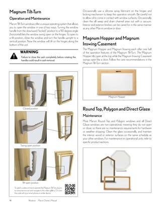 Marvin Windows and Doors Owners Manual | PDF | Woodworking | Arts and ...