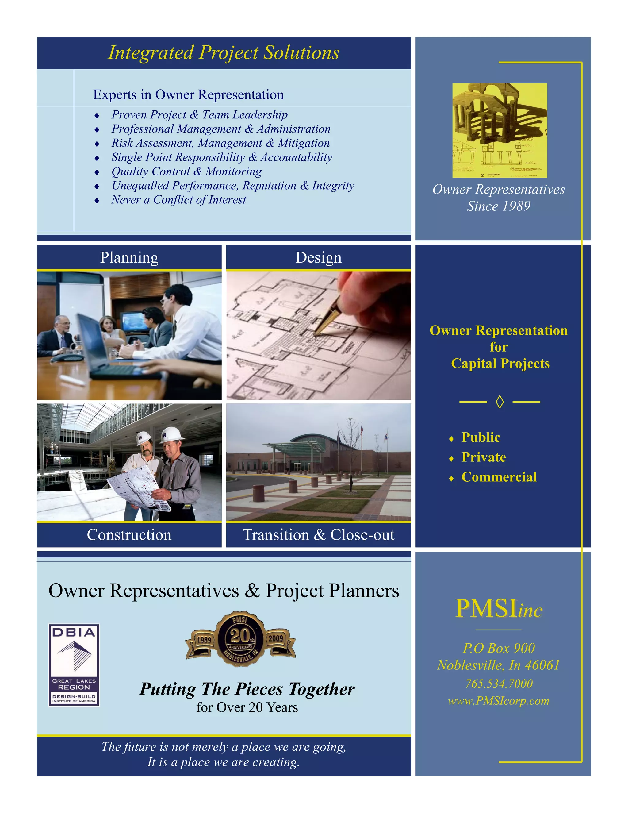Owners Representation On Capital Projects | PDF | Construction Industry | Industries