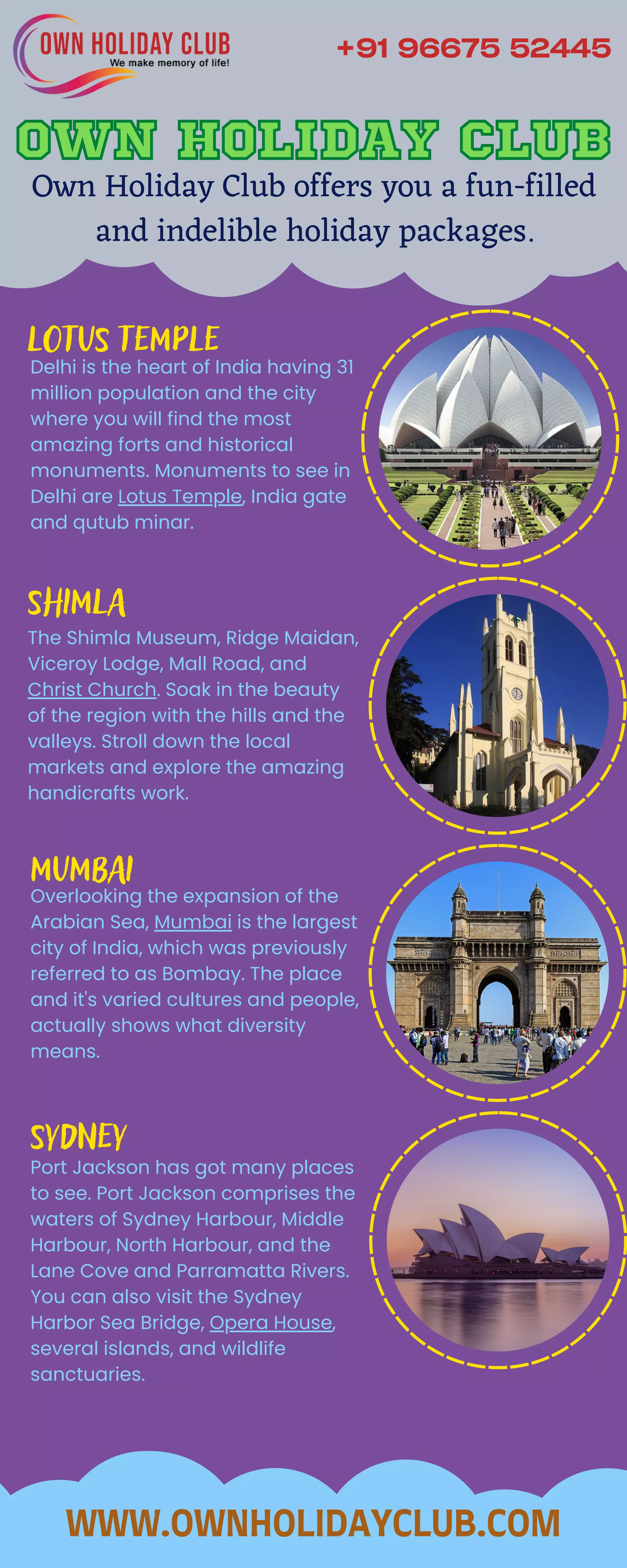 Holiday clubs in India - Own Holiday Club | PDF