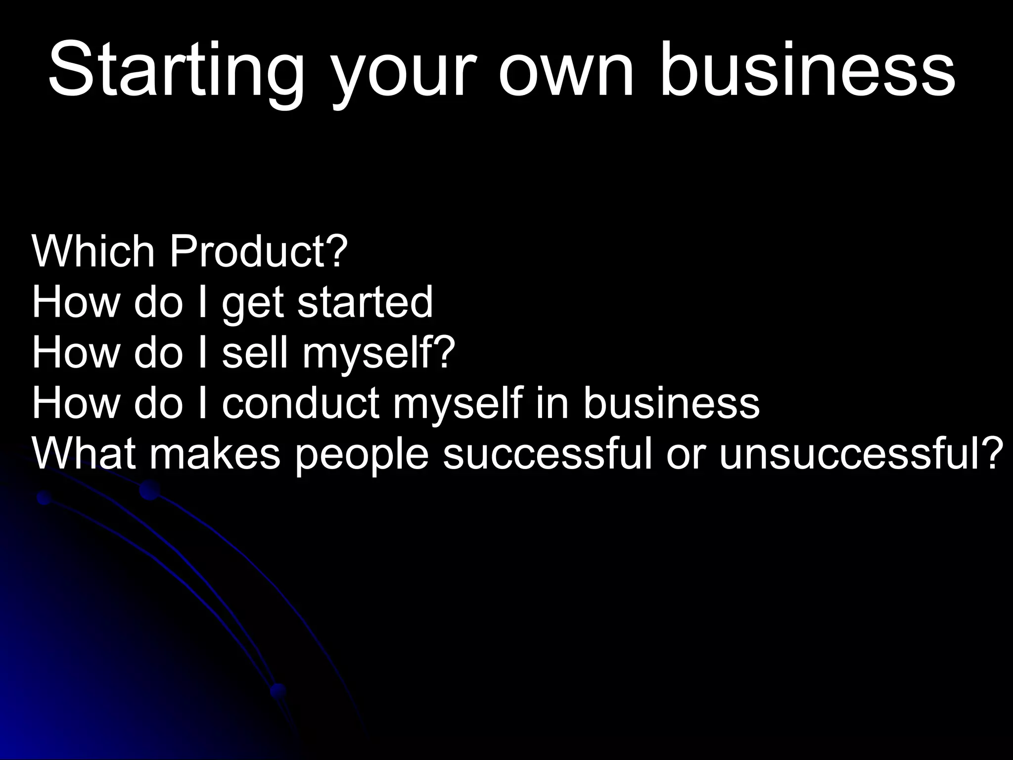Own Your Own Business | PPT