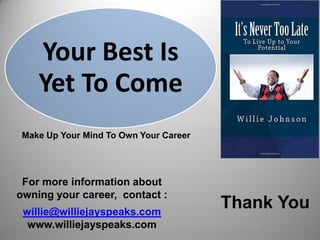 Owning your career | PPT