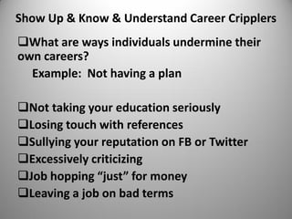 Owning your career | PPT