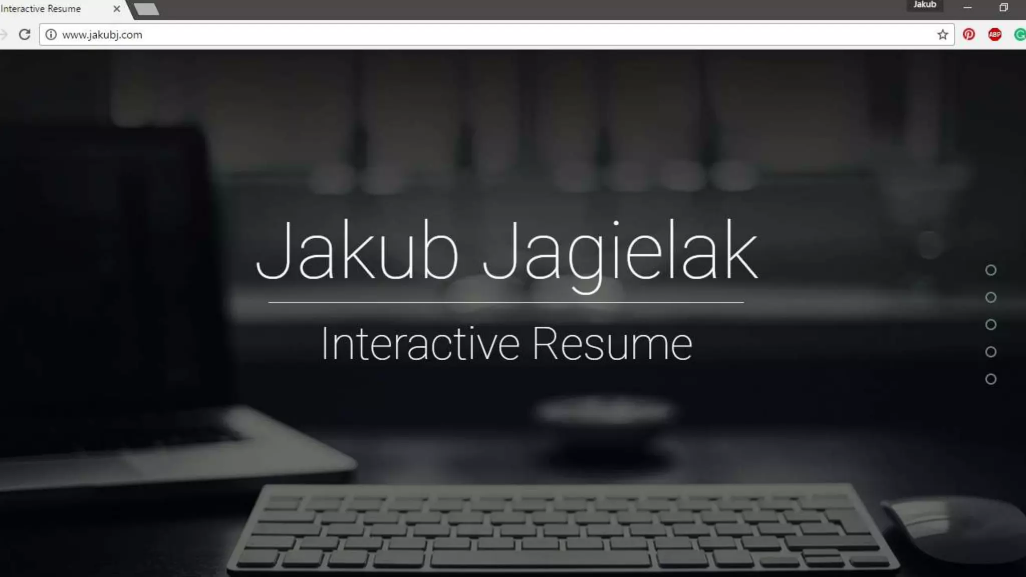Own interactive resume | PPT