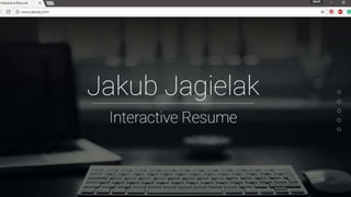 Own interactive resume | PPTX