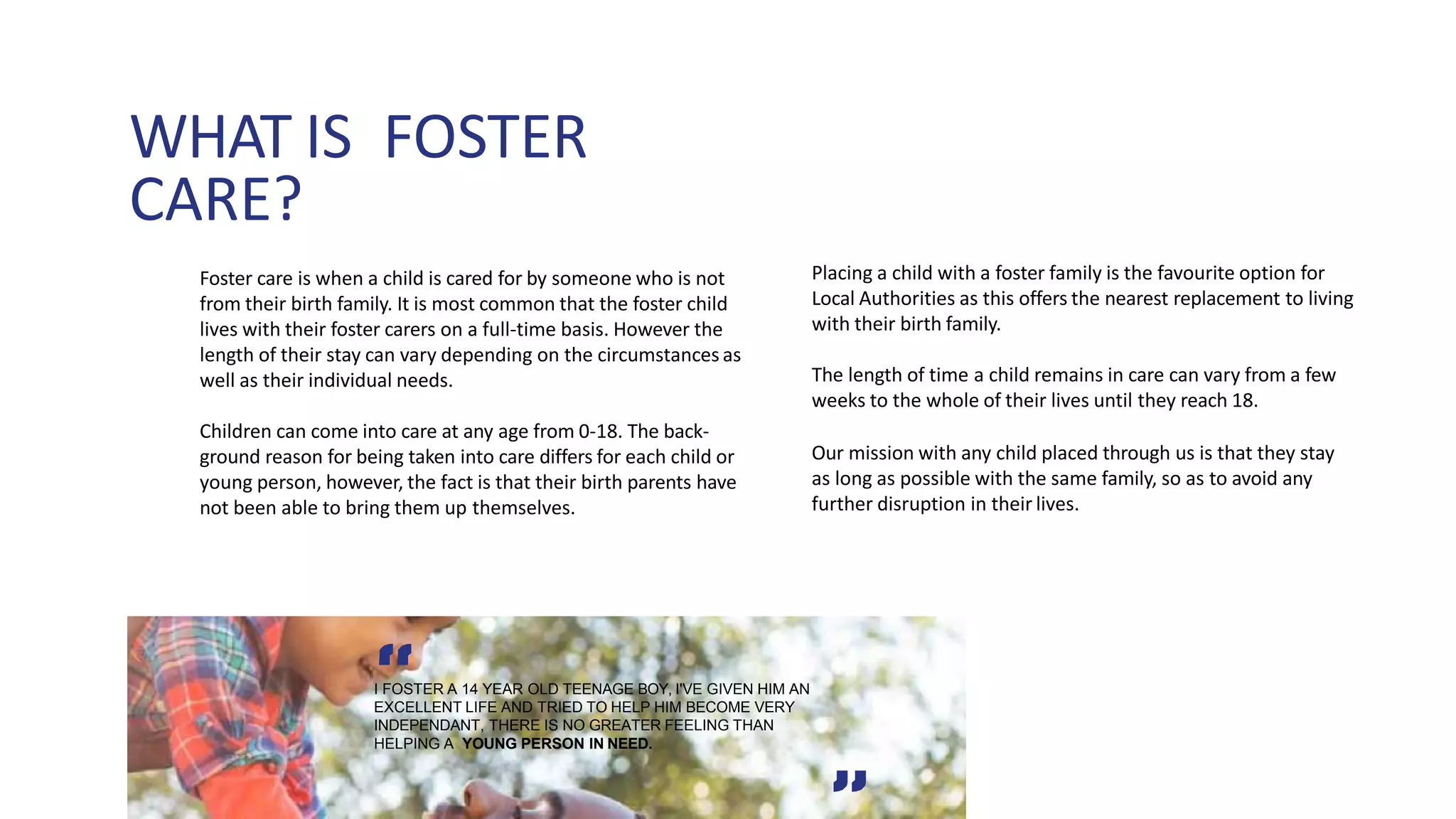 A guide to understand the basics of foster care | PPTX