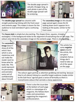 Own magazine analysis | PPTX | Desktop Publishing | Computer Software ...