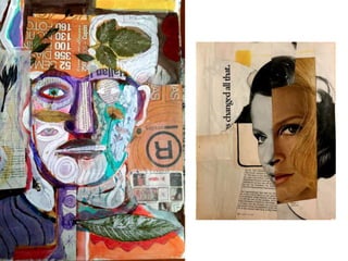 Own portrait collaged head | PPTX