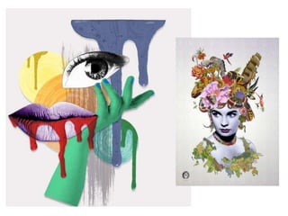 Own portrait collaged head | PPTX