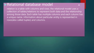 database ppt | PPT