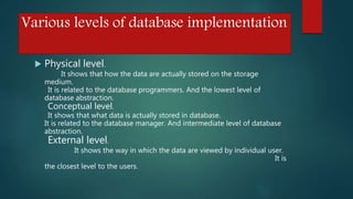 database ppt | PPT