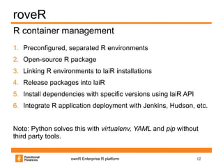 ownR platform technical introduction | PPT