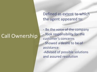 Own the Call: A Key to Customer Loyalty | PPTX