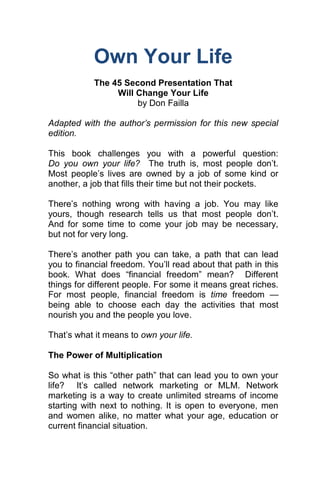 Own your life_45_second_presentation_that_will_change_your_life_4 ...