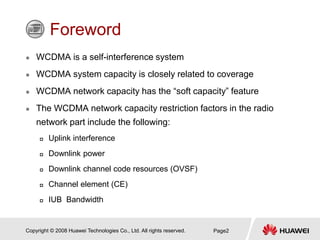 Owp112020 wcdma radio network capacity dimensioning issue1.22