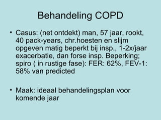 Owp astma en copd - Jaar 3 - Presentatie | PPT