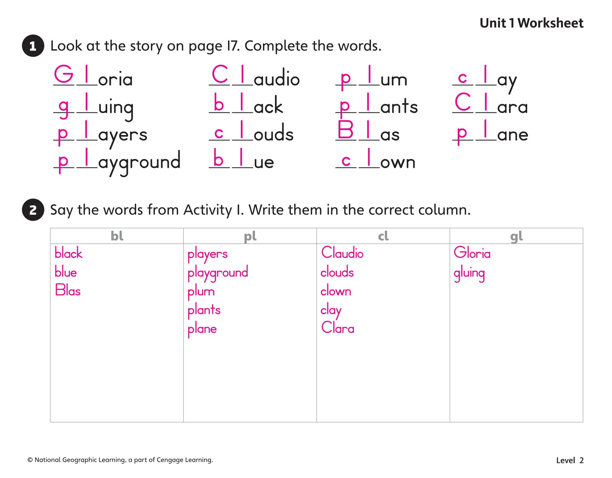 owphonics2_worksheet_answerkey.pdf learn phonics | PPT