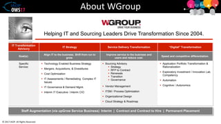 IAOP OWS 17 Leveraging Outsourcing to Modernize While Maintaining Applications | PPT