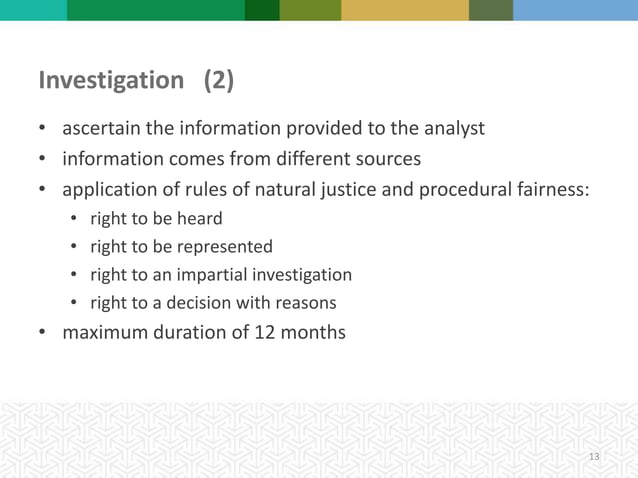 Overview of protection against reprisal regime | PPTX