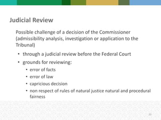 Overview of protection against reprisal regime | PPTX