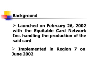 OWWA OFW e-Card | PPT | Credit Cards | Personal Debt