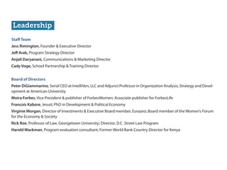 One World Youth Project | ZIP | Business | Business and Finance