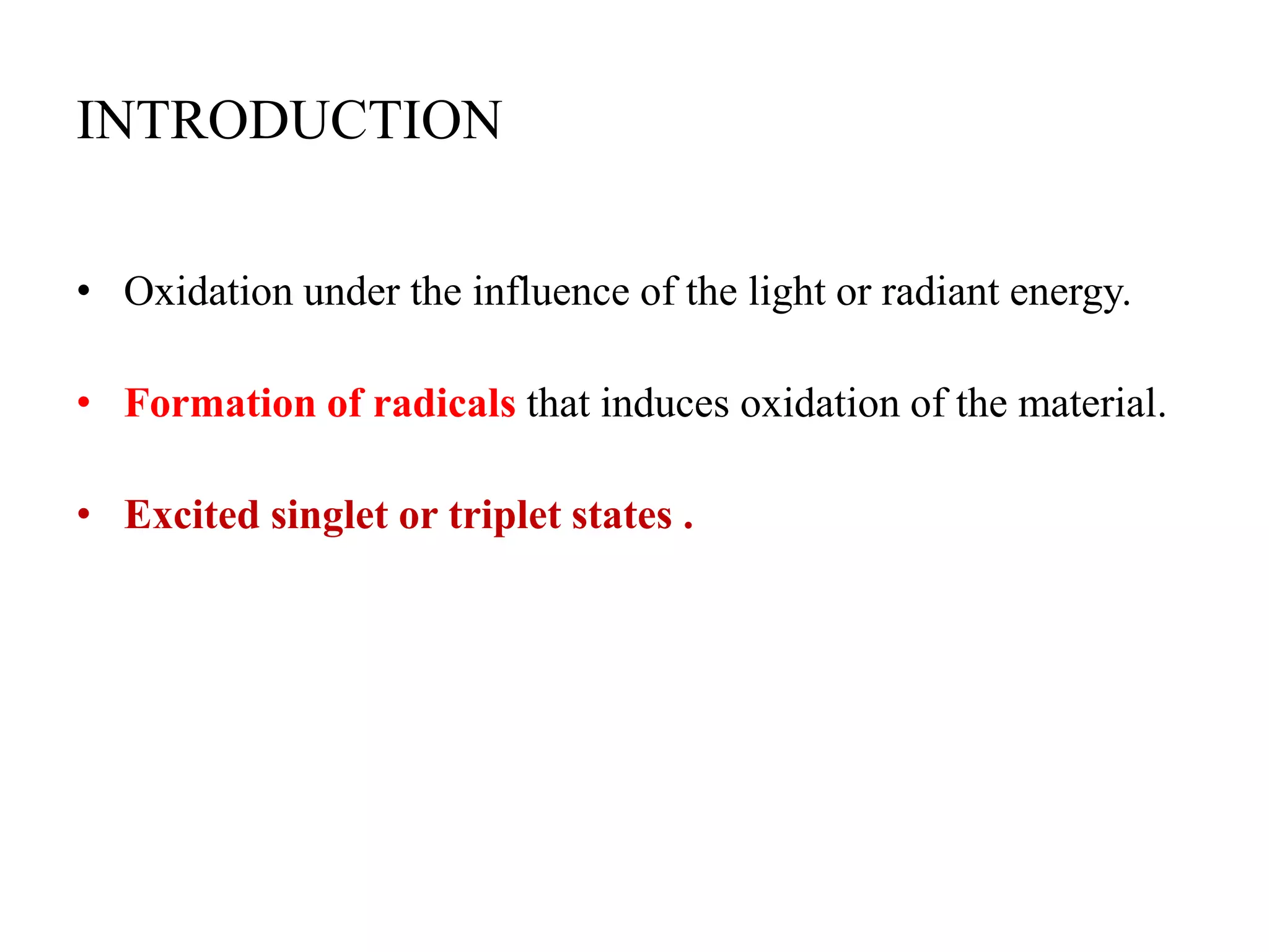 PHOTO-OXIDATION | PPTX
