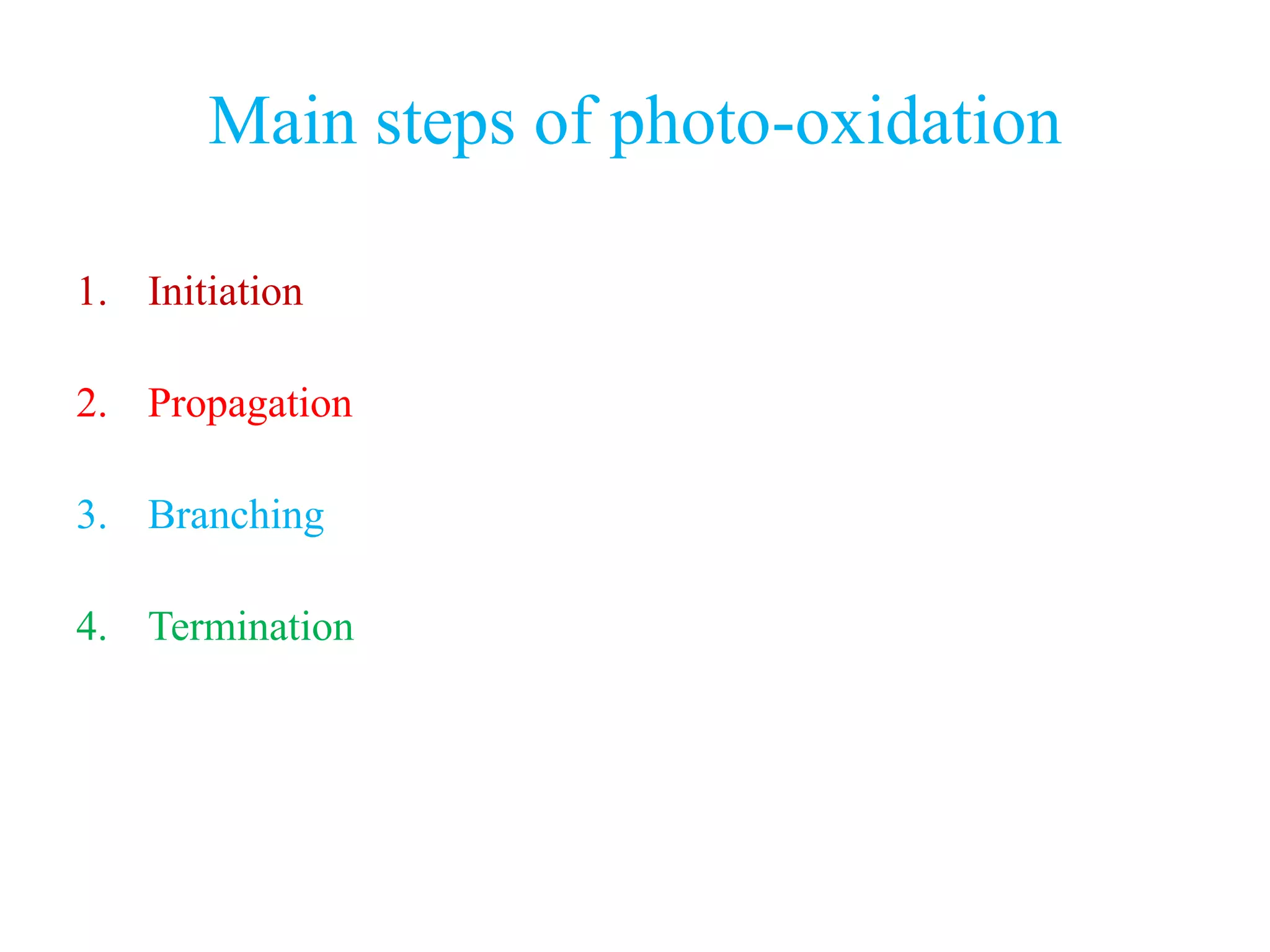 PHOTO-OXIDATION | PPTX
