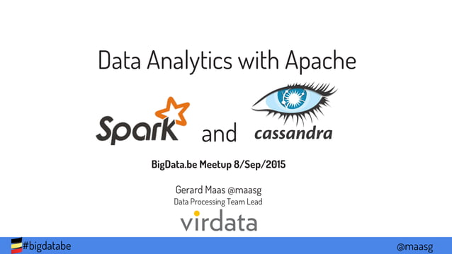 Data Analytics with Apache Spark and Cassandra | PPT