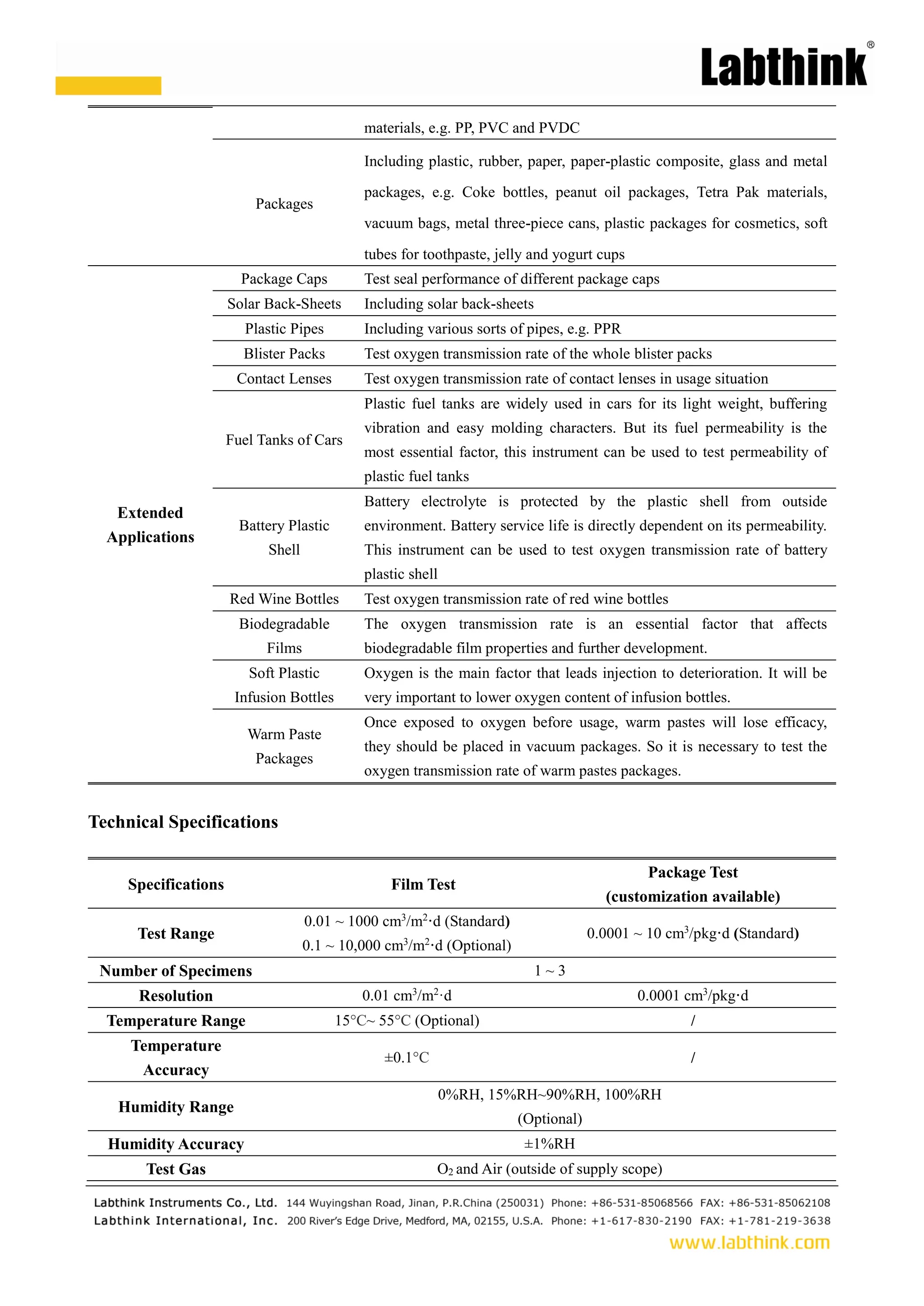 Ox2/231 Oxygen Permeability Tester | PDF