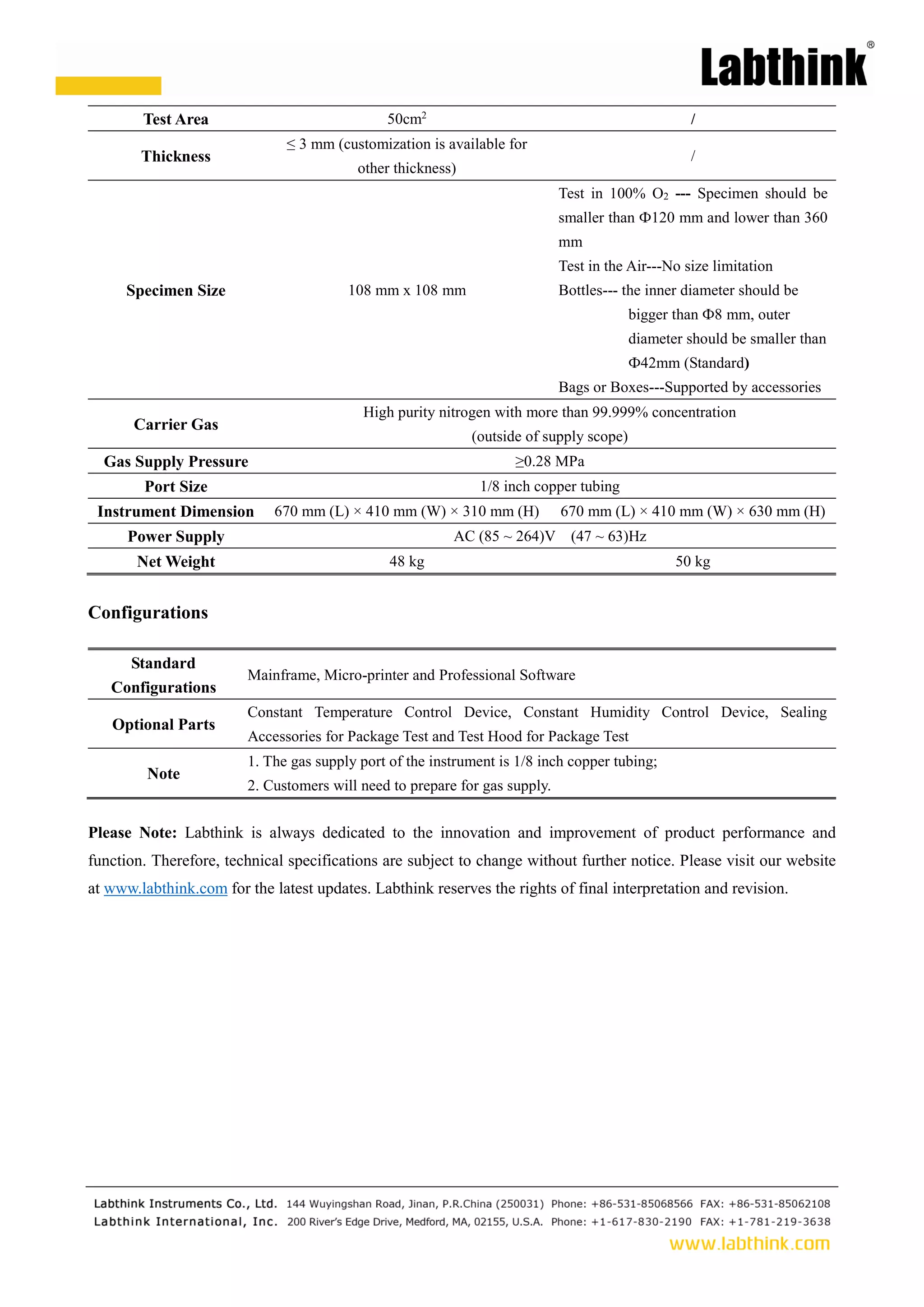 Ox2/231 Oxygen Permeability Tester | PDF