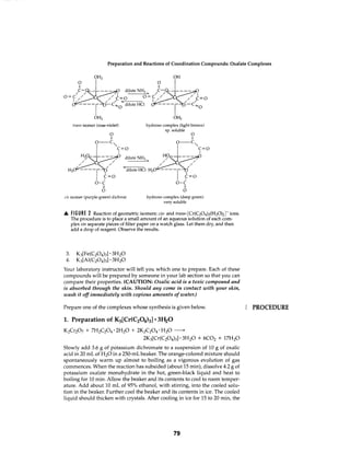Oxalate complexes | PDF
