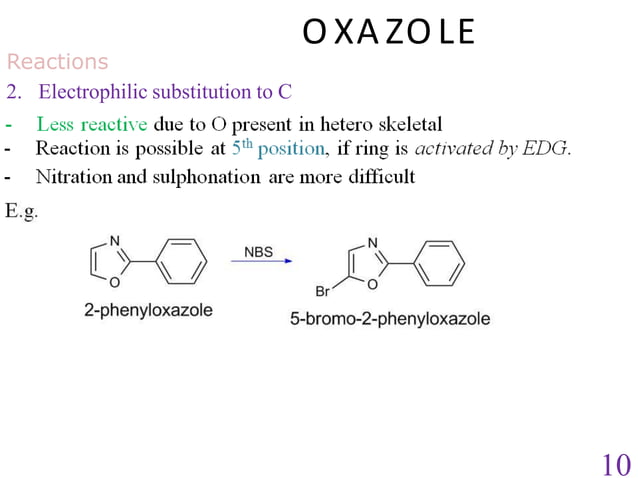 Oxazole | PPTX | Chemistry | Science